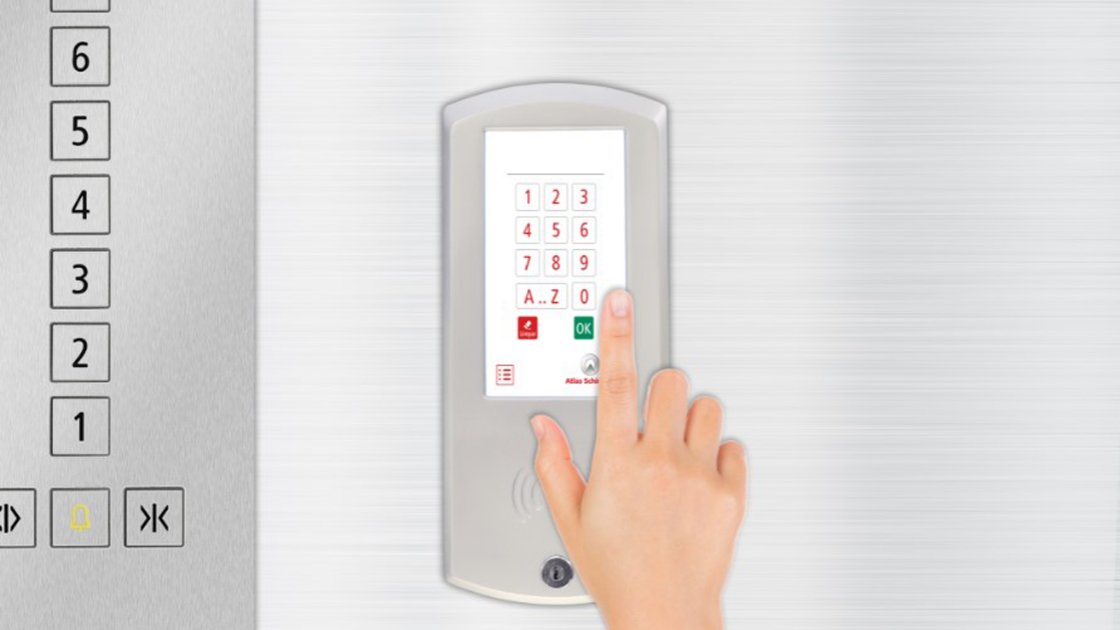 Botoeira Elevador Atlas Schindler - RETOEDU